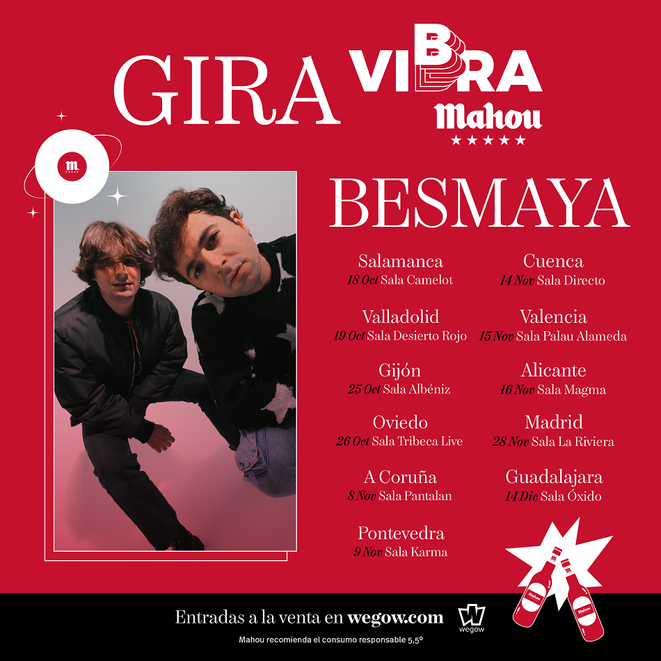 La Gira Vibra Mahou trae el directo de Besmaya a Valencia ️ ...