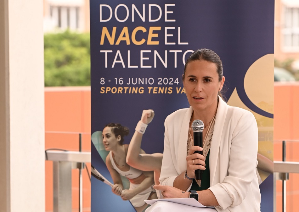 Anabel Medina, directora del torneo BBVA Open Internacional Valencia ...